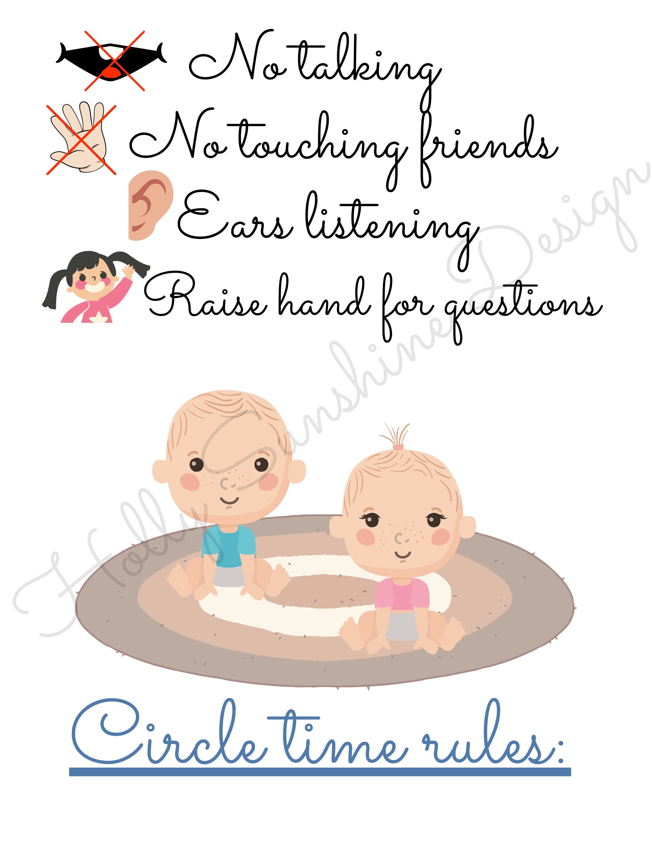 Preschool Circle Time Bundle! Seasons, Colors, Rules, and Weather! - Etsy