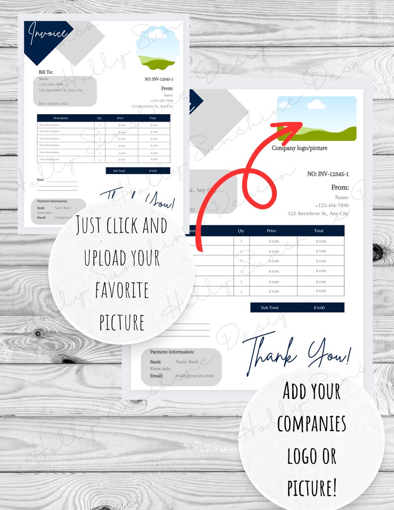 Printable Invoice for Business Transactions, Great for Keeping Track of ...