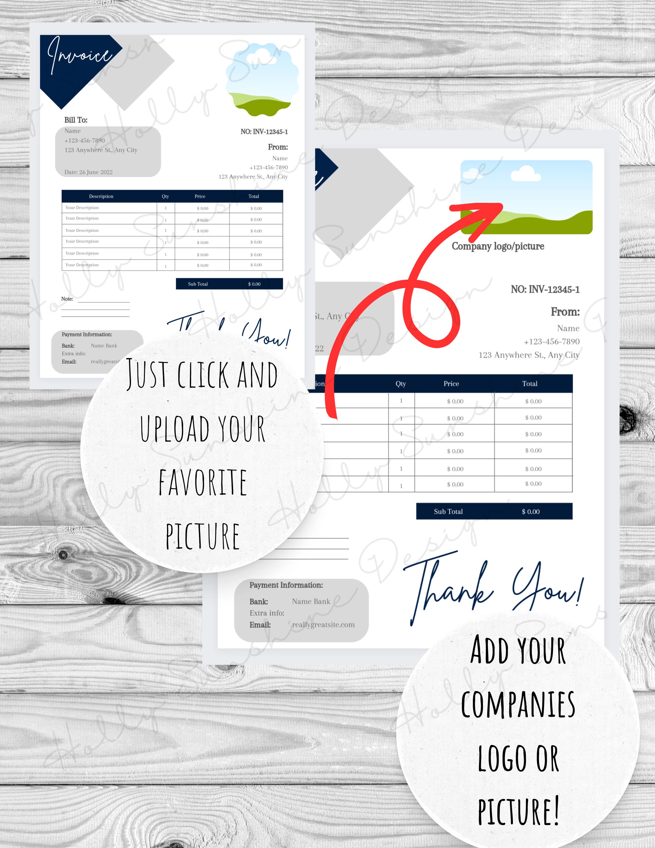 Printable Invoice for Business Transactions, Great for Keeping Track of ...