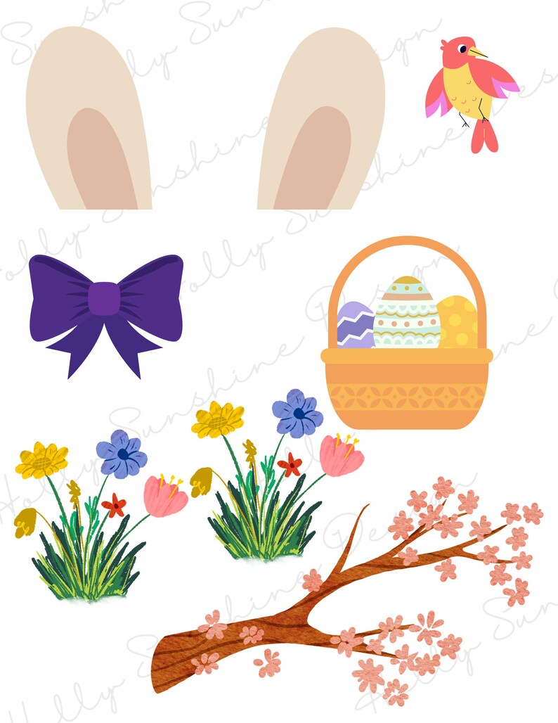 Printable Easter Bunny, You Cut and Put the Easter Bunny Together! Fun ...