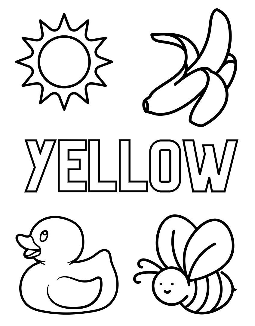 Learning Coloring Pages - Etsy