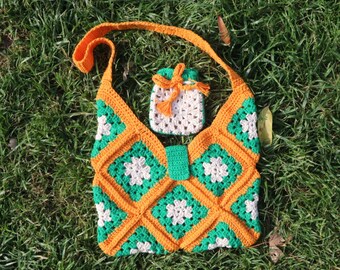 Crochet Granny Square Wallet - Etsy