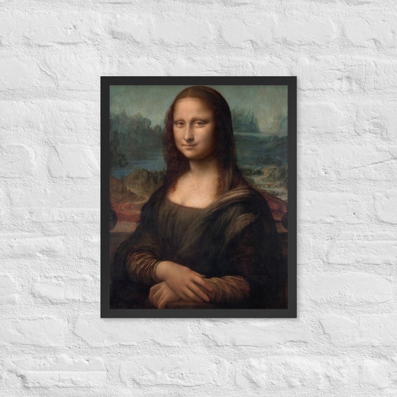 Leonardo Da Vinci's Portrait of Mona Lisa Del Giocondo - Etsy