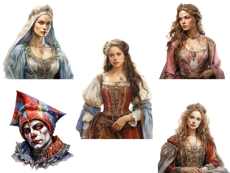 Watercolor Medieval Era Clipart Bundle Medieval Armour - Etsy