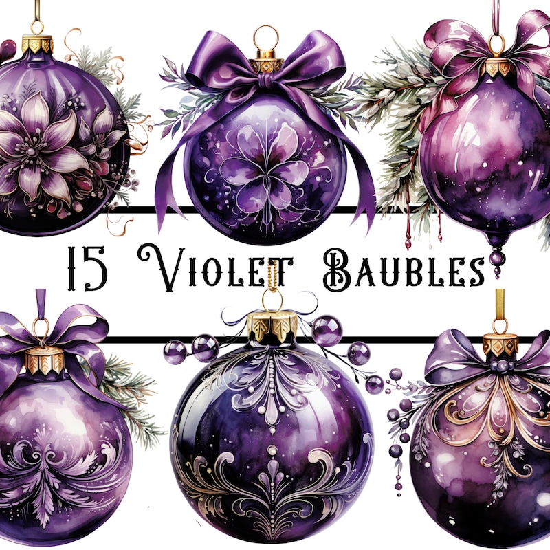 Purple Christmas - Etsy
