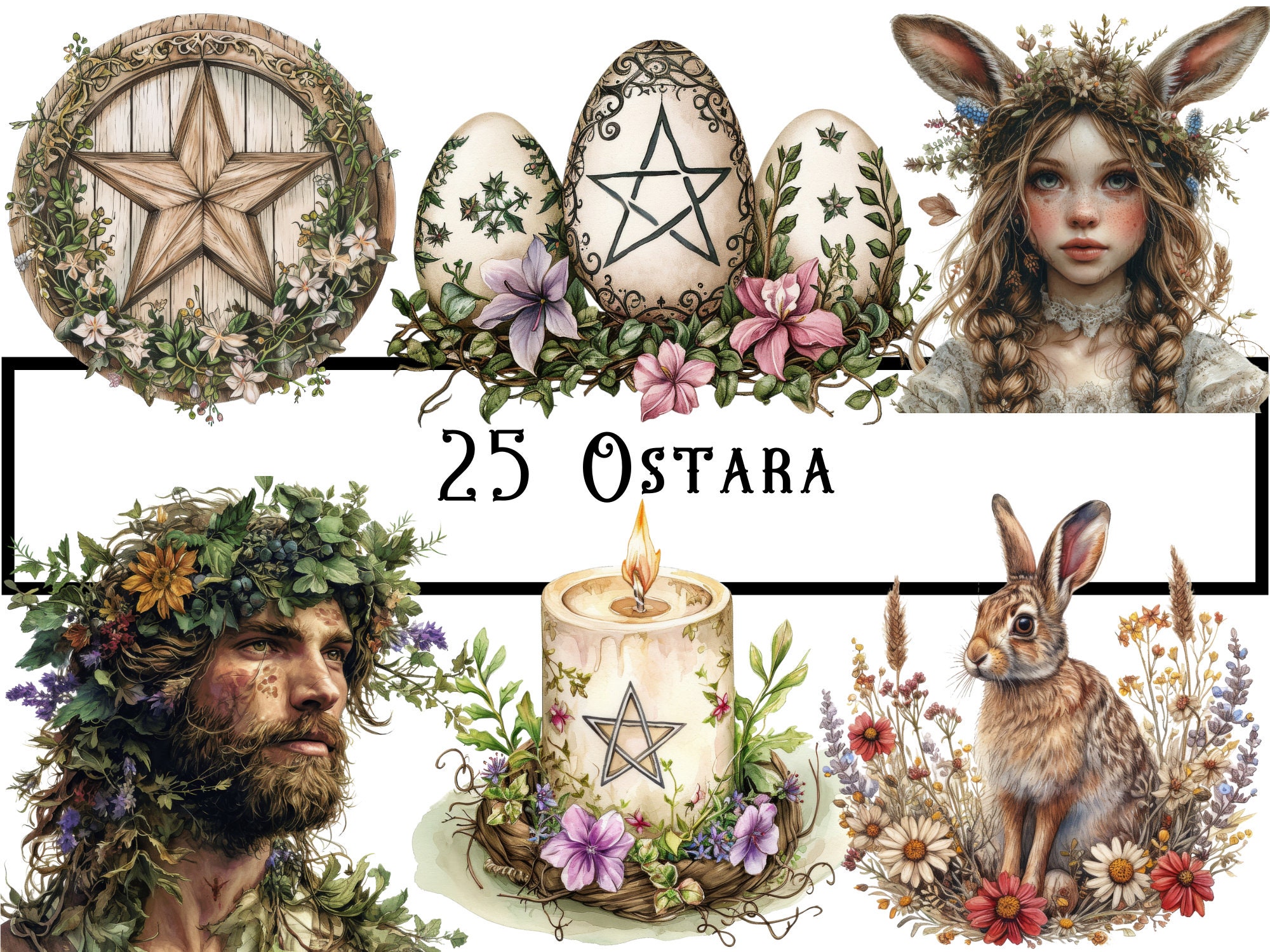 Ostara Clipart, Pagan Holiday Clipart, Wiccan Images, Wheel of the Year ...