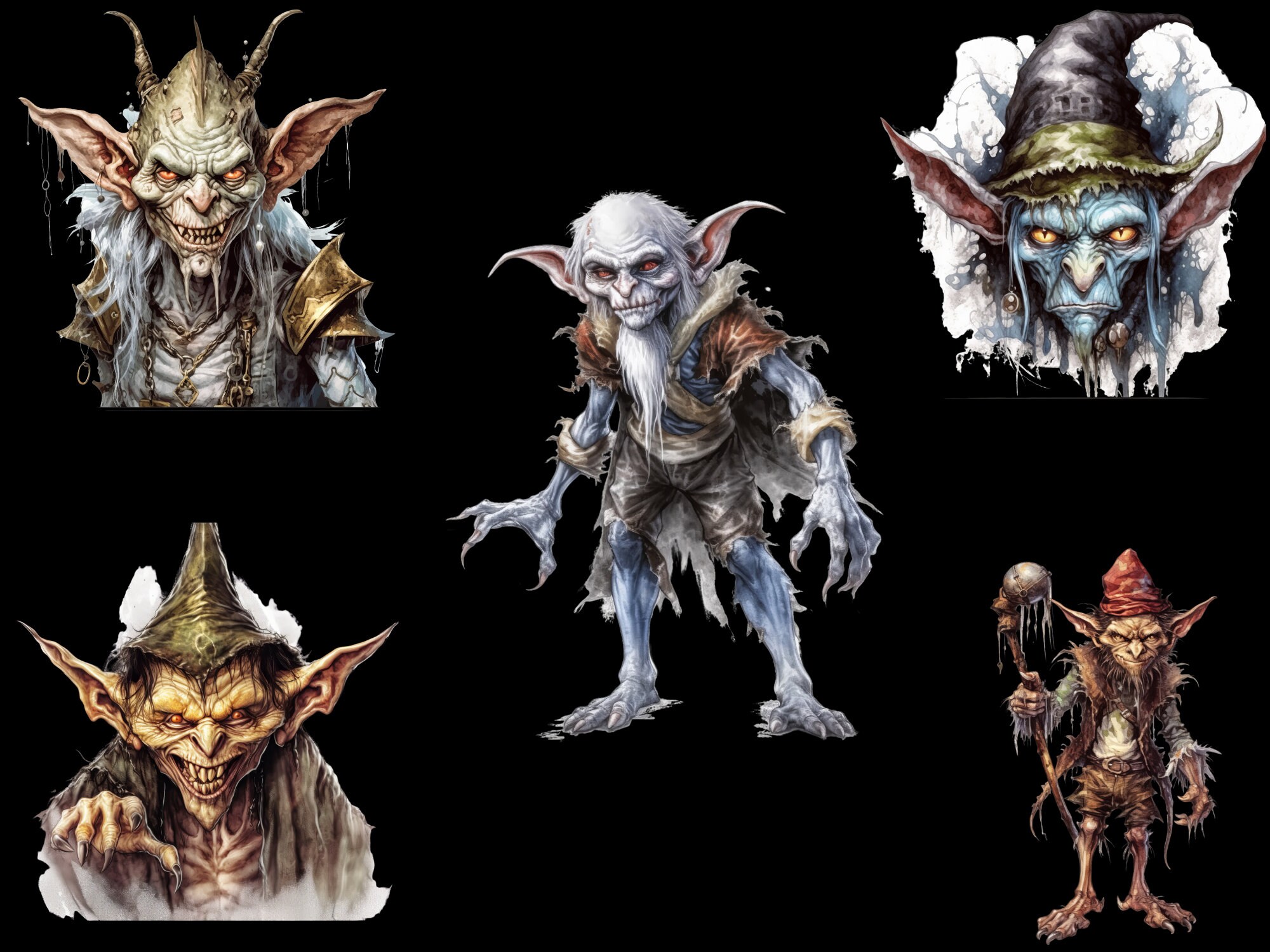 Goblin Clipart, Halloween Png, Goblin Png, Goblin Core Clipart, Cute ...
