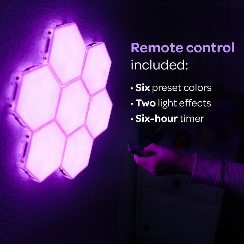 Lumagic 7-pk Tap Tap Sensory Lights —touch & Remote Controlled ...