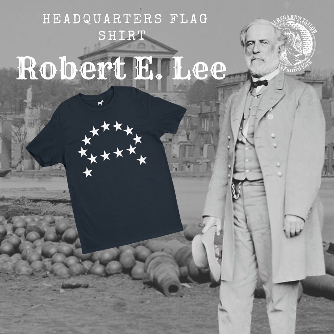 General Robert E. Lee Headquarter's Colors T-shirt - Etsy