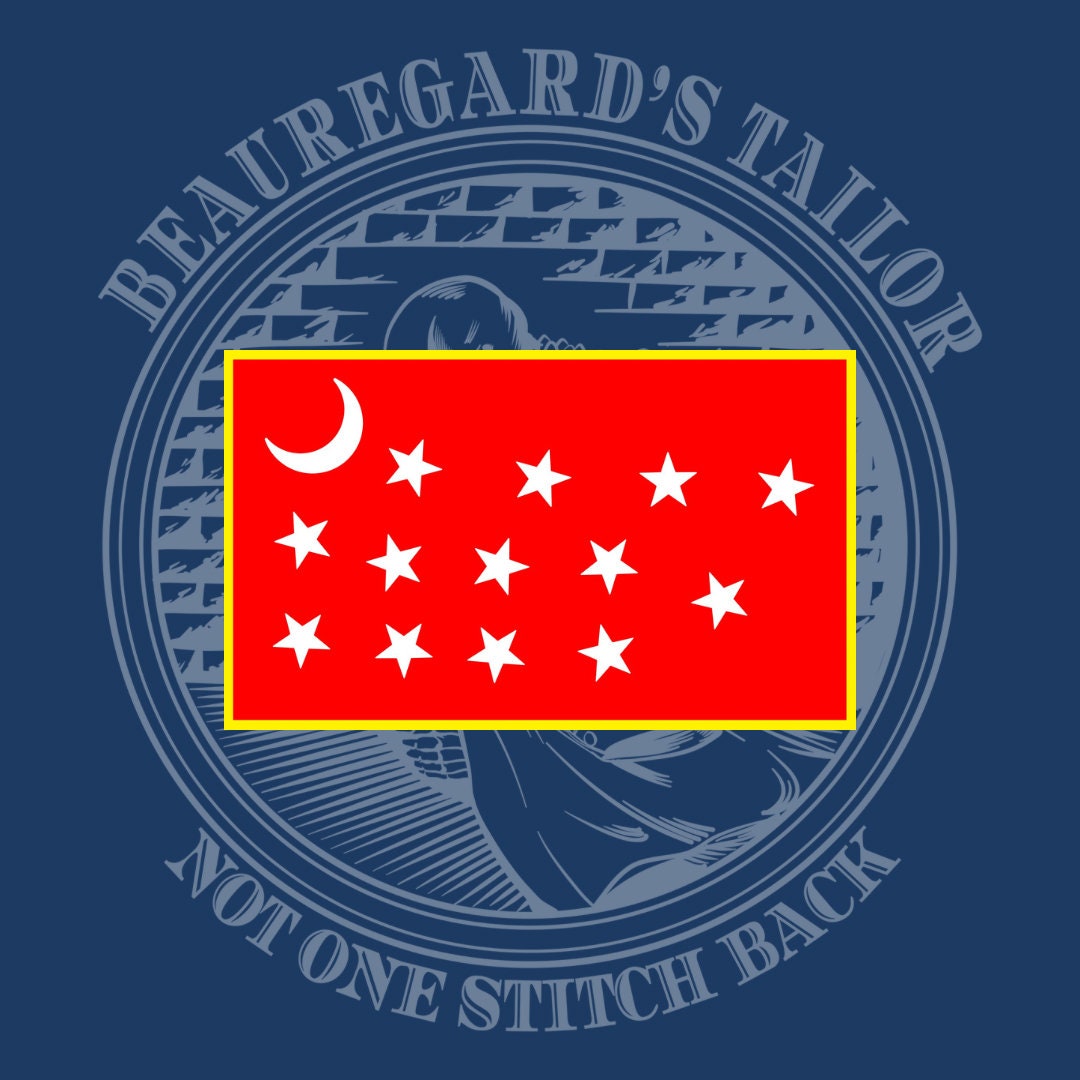 Van Dorn Battle Flag Magnet / Bumper Sticker - Etsy