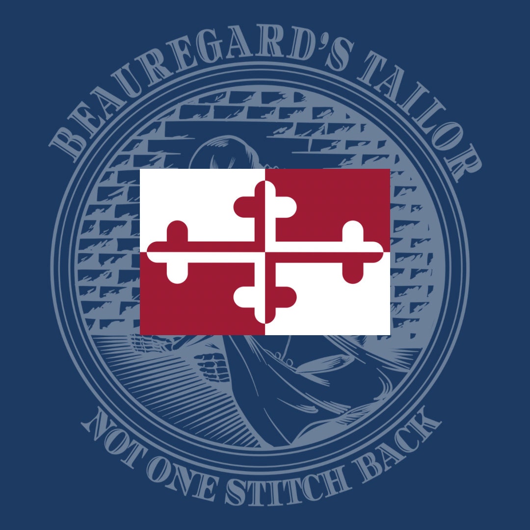 Maryland Crossland Banner Sticker - Etsy