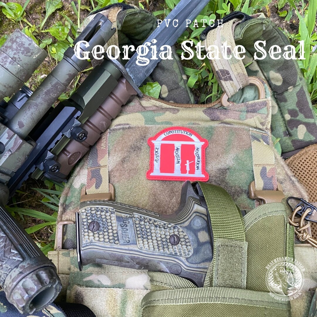 Georgia State Seal PVC Morale Patch - Etsy