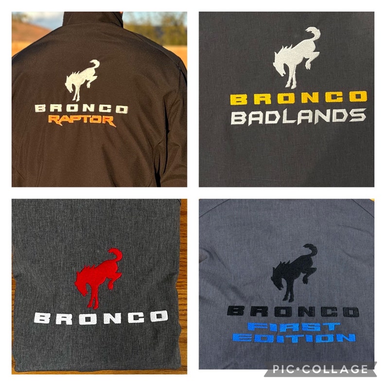 Ford Bronco Jacket Custom Embroidered Jacket - Etsy