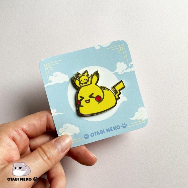Pikachu Pin - Etsy