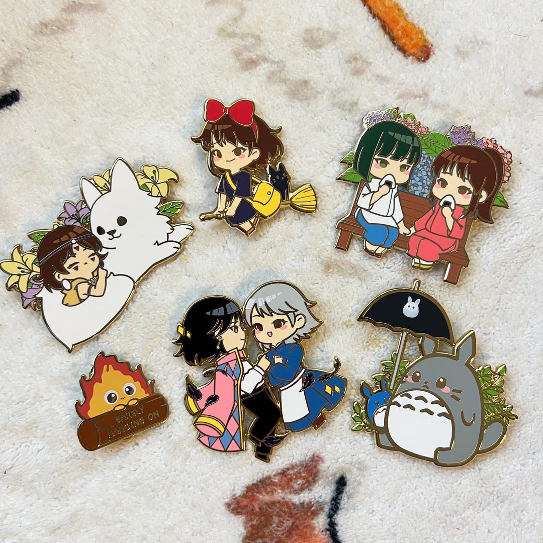 Nostalgia Anime Movie Series Enamel Pins - Etsy