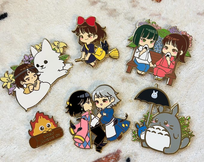 Nostalgia Anime Movie Series Enamel Pins - Etsy