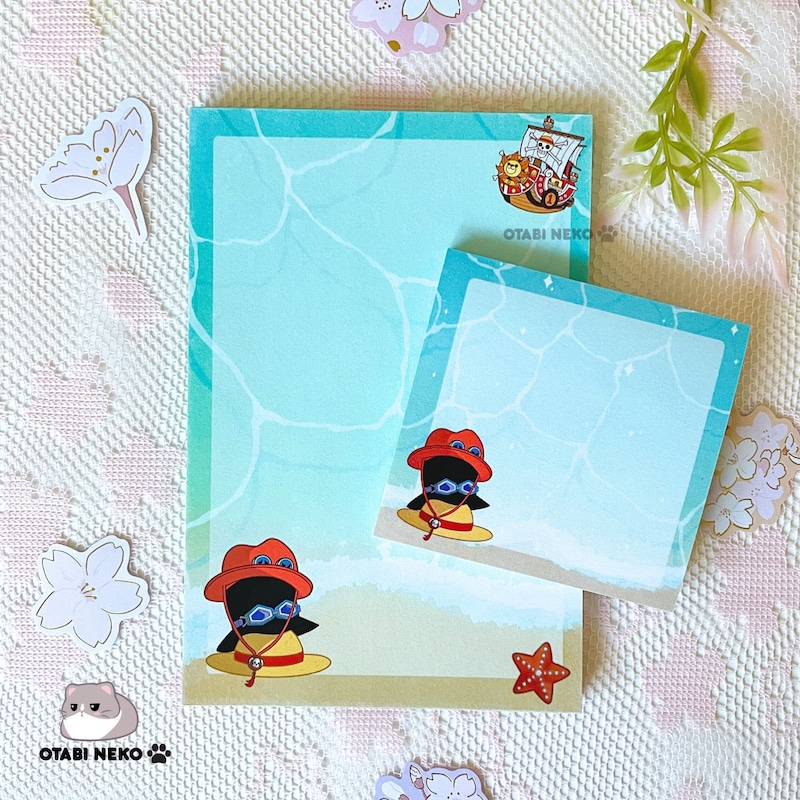 One Piece Stationary - Etsy