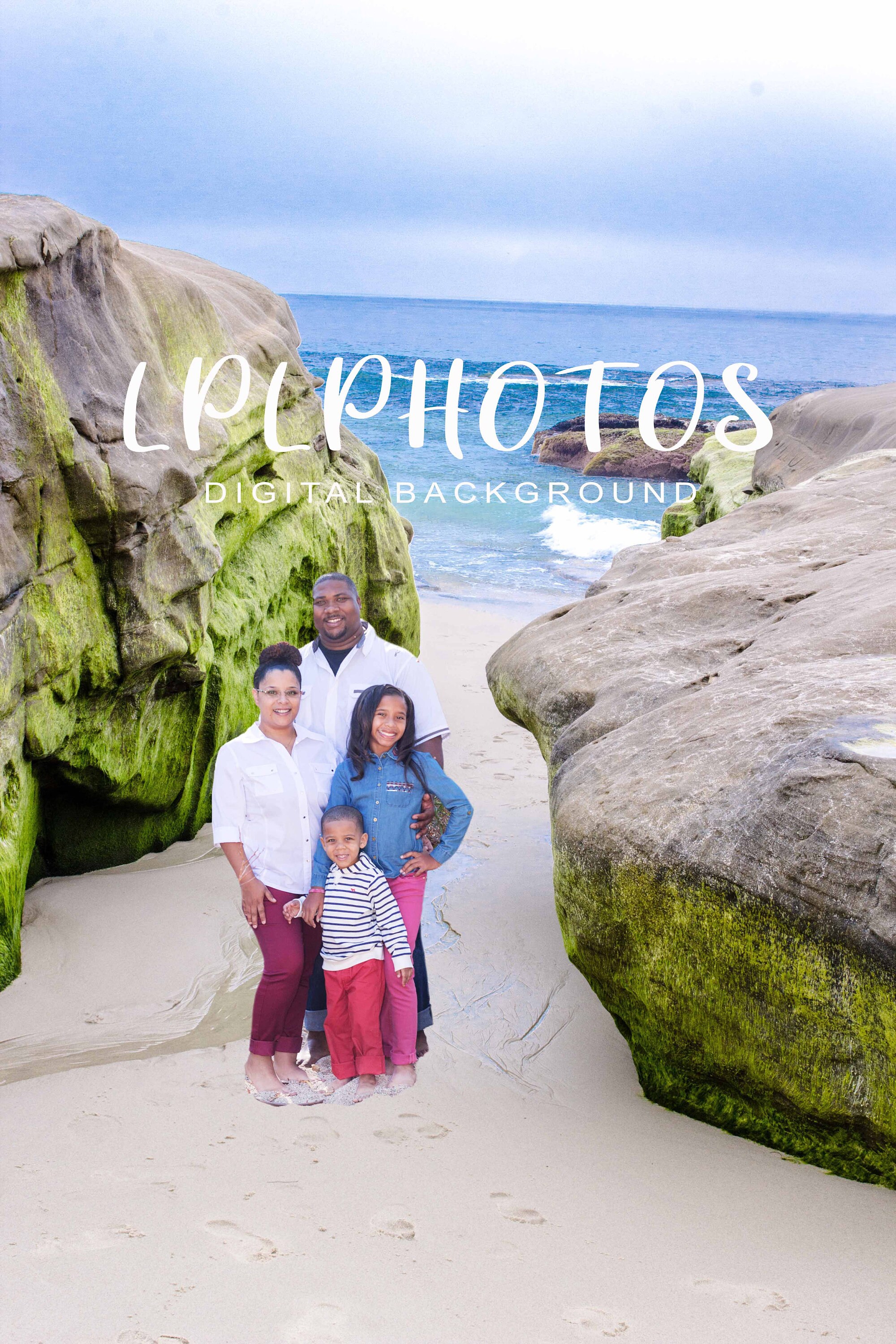 Beach Digital Background - Etsy