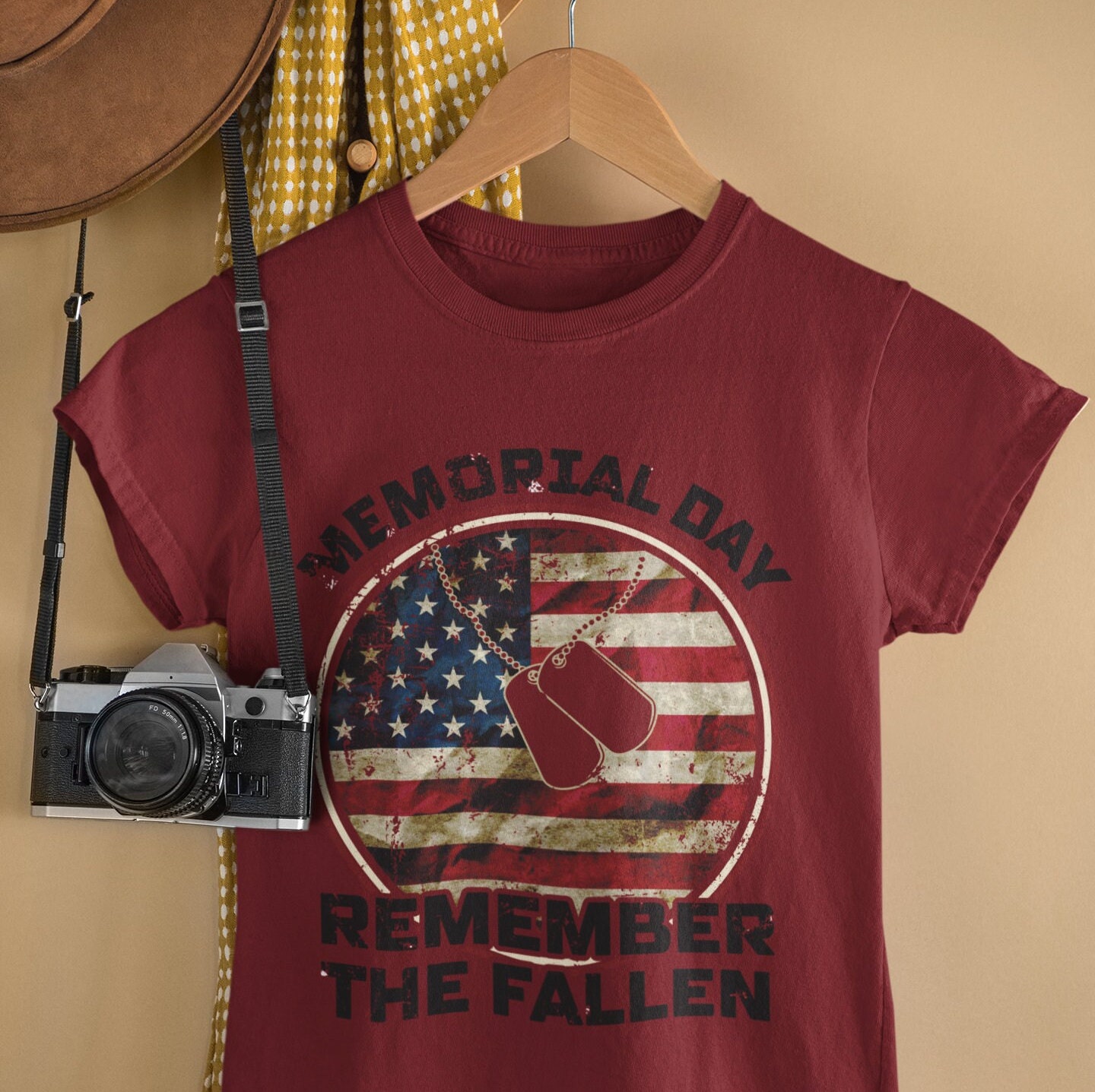 Custom Memorial Day Remember the Fallen Shirt Patriotic Shirt Fourth of ...