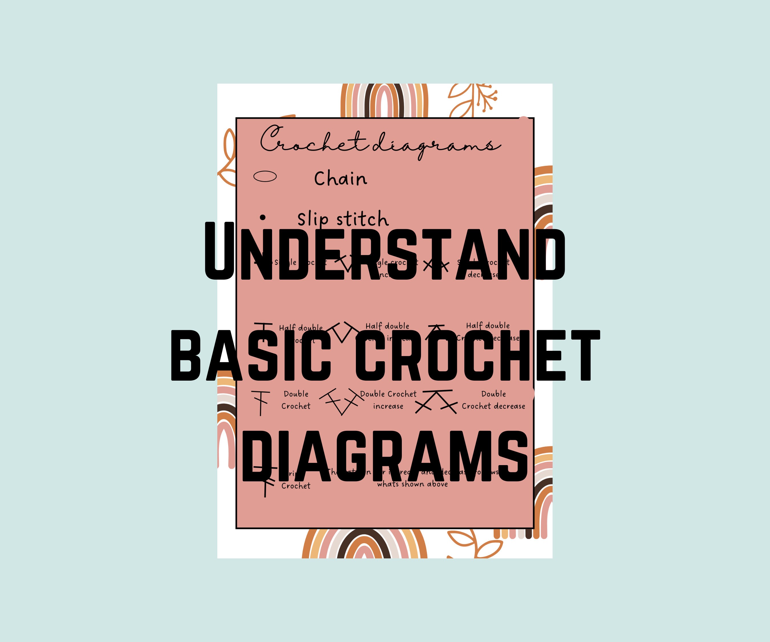 CROCHET CHEAT SHEETS Quick Reference Guide. Printable Instant Download ...
