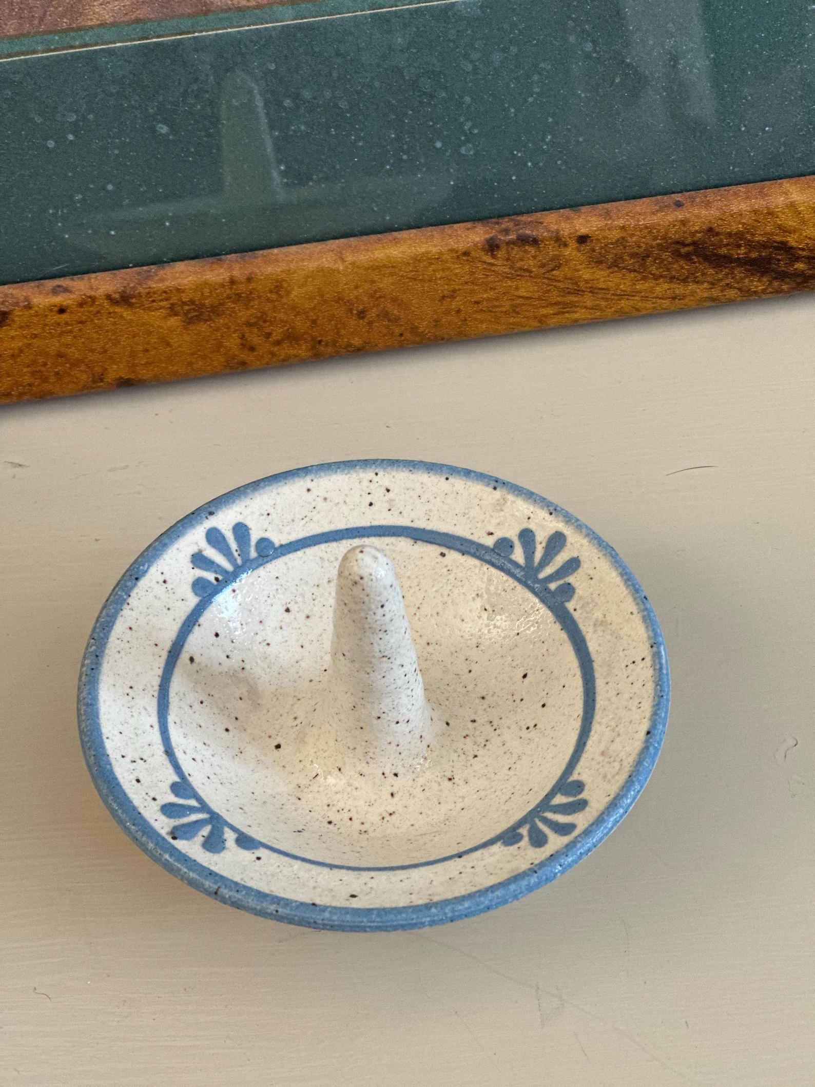 Vintage Ring Holder, Pottery Ring Holder, Vintage Hand Crafted Ring ...