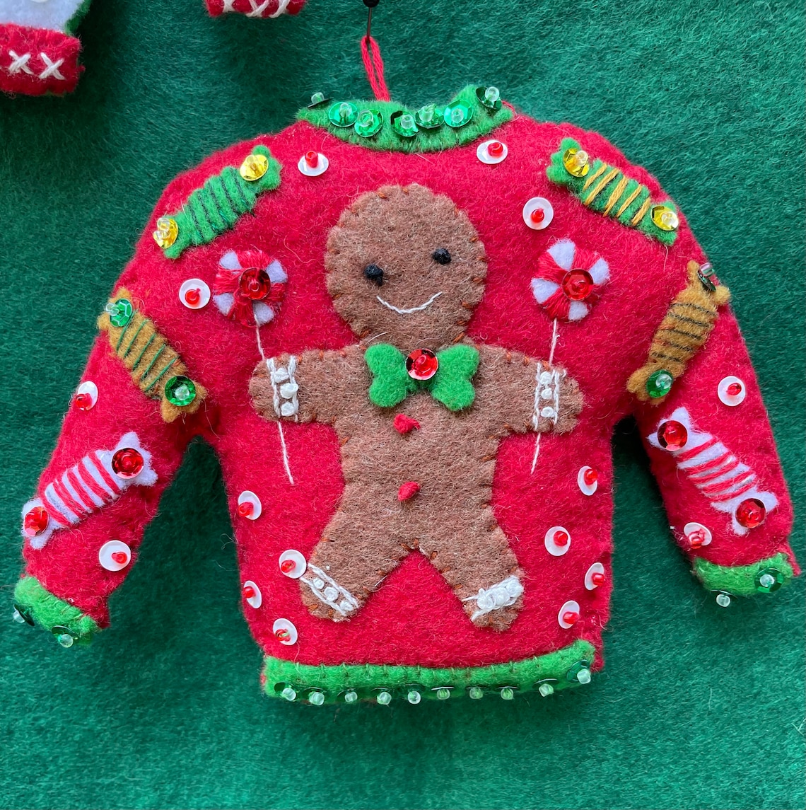Ugly Sweater Felt Christmas Ornaments Handmade - Etsy