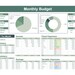 Sage Green Monthly Budget Template for Google Sheets | Budget ...