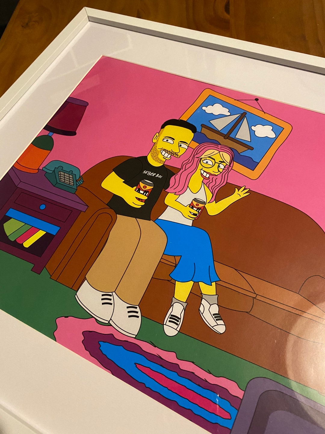 The Simpsons Style Illustration, Made to Order for Couples, Families ...