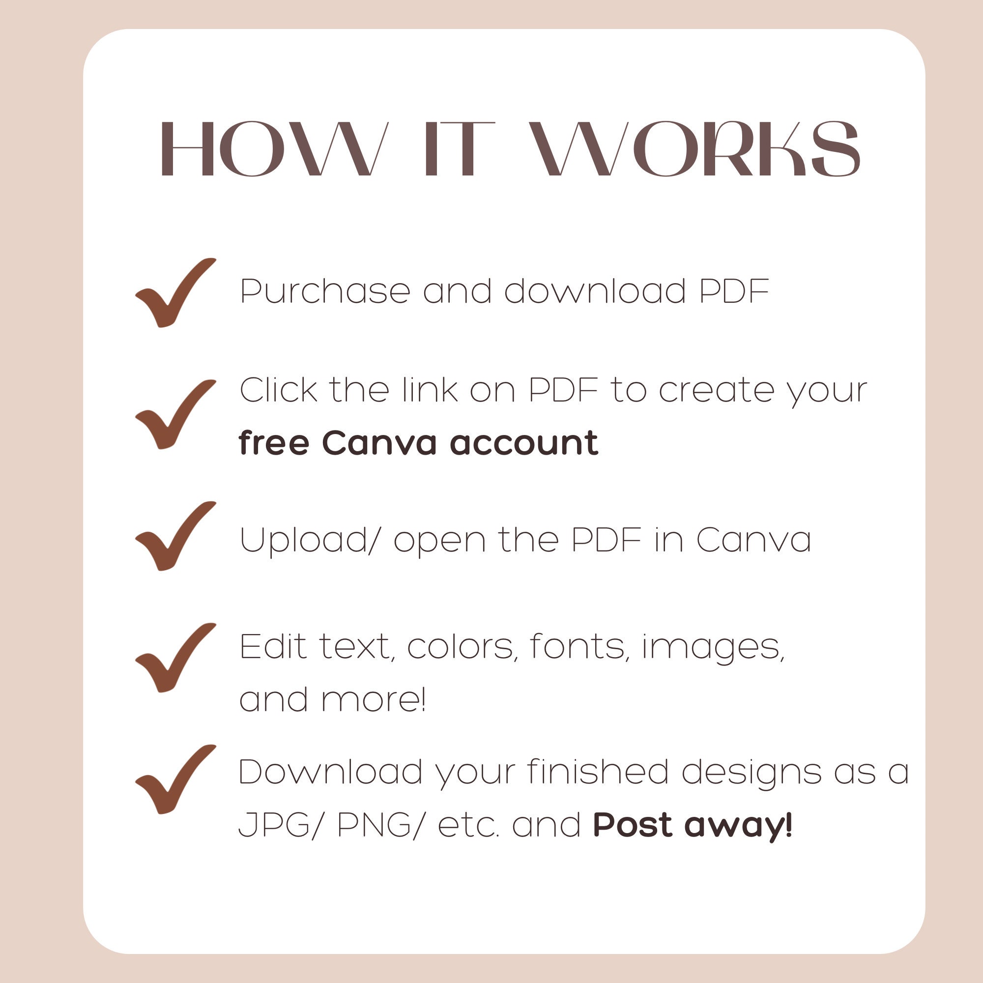 Fall Autumn Holiday Digital Templates Editable Templates Canva ...