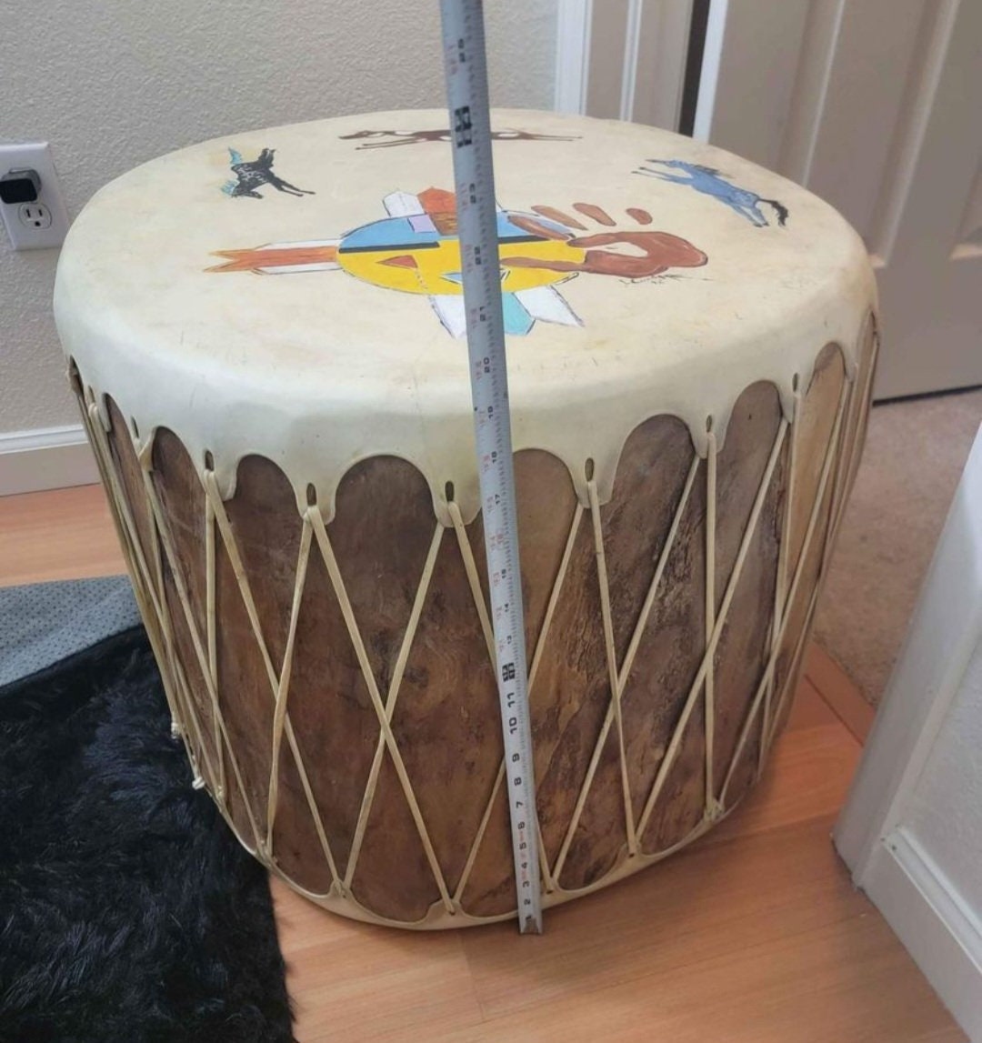Authentic Native American Drum - Etsy