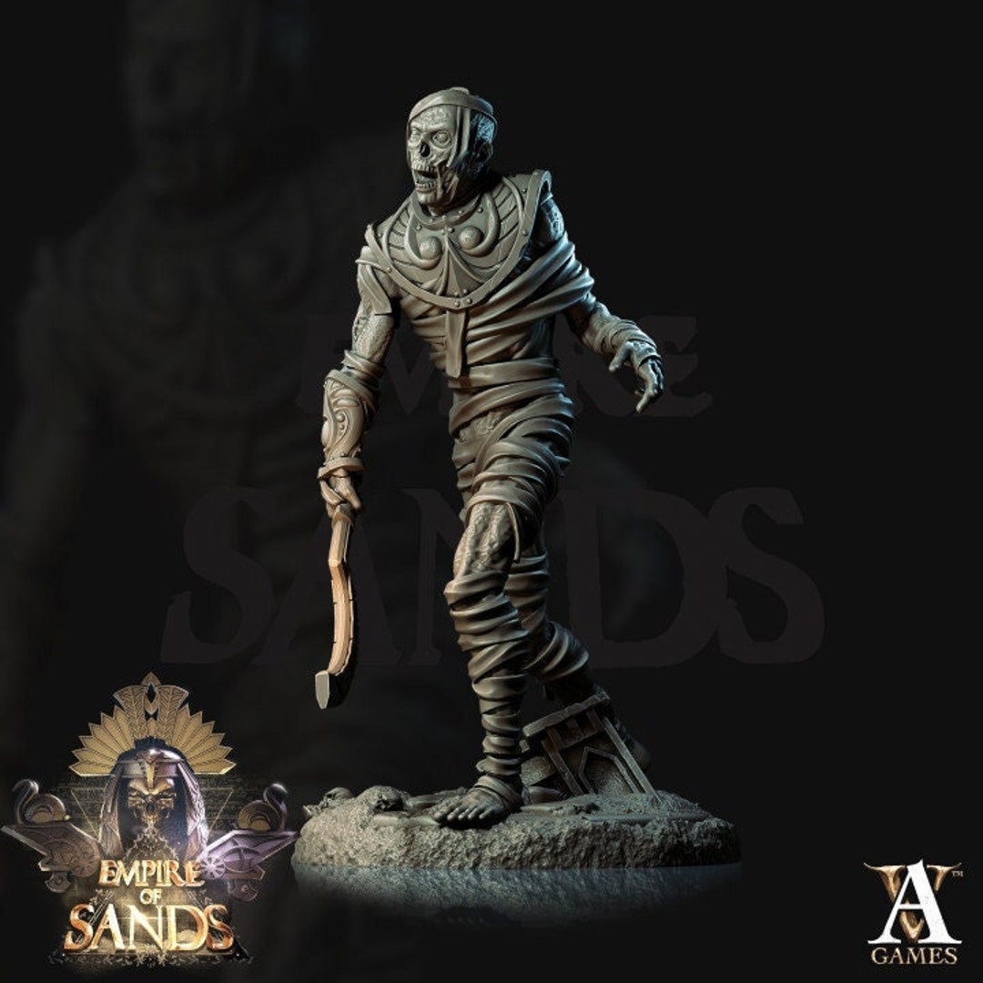 Giant Mummy Undead Ancient Egypt Paintable Exhibition Model Tabletop ...