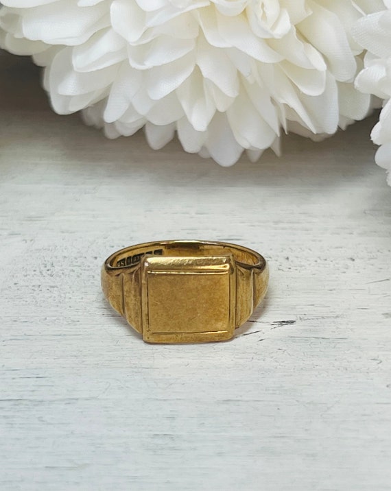 Vintage 9k gold ring - Gem