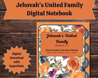 JW 2023-2024 Circuit Assembly Digital Notebook Eagerly Wait for Jehovah ...