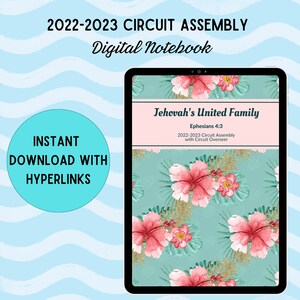 JW Jehovah's United Family Circuit Assembly 2022-2023 - Etsy