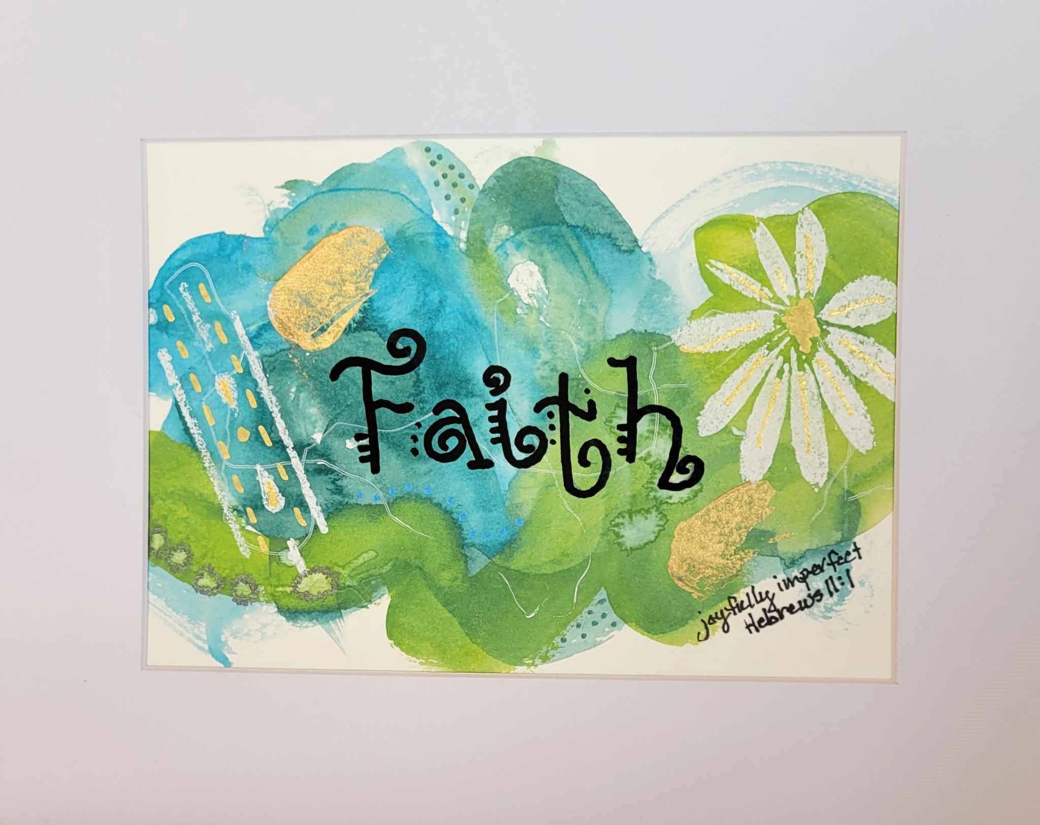 Words of Affirmation, Abtract Watercolor Art, Faith Based Art, Biblical ...