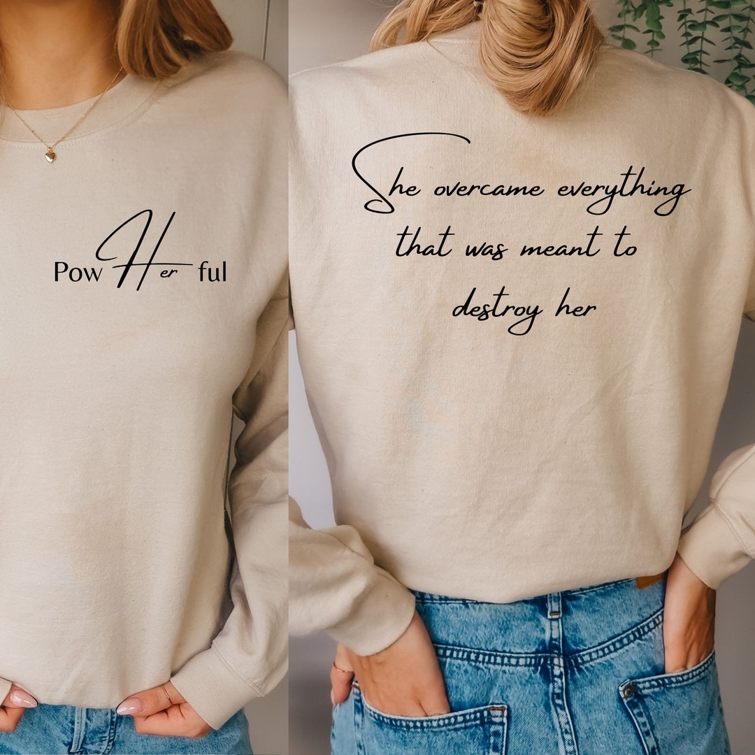 Women Empowerment Svg, She Overcame Everything Meant to Destroy Her Svg, Powerful Svg, Feminism ...