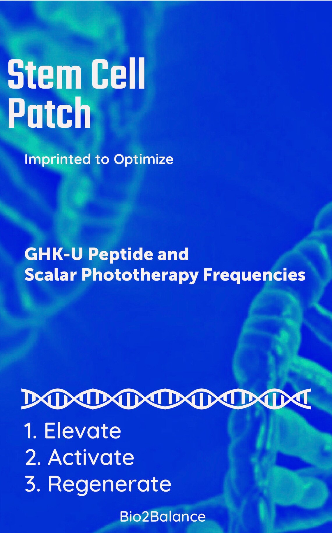 Stem Cell GHK CU Scalar Imprinting Affirming Light Life Wave 15 Body ...