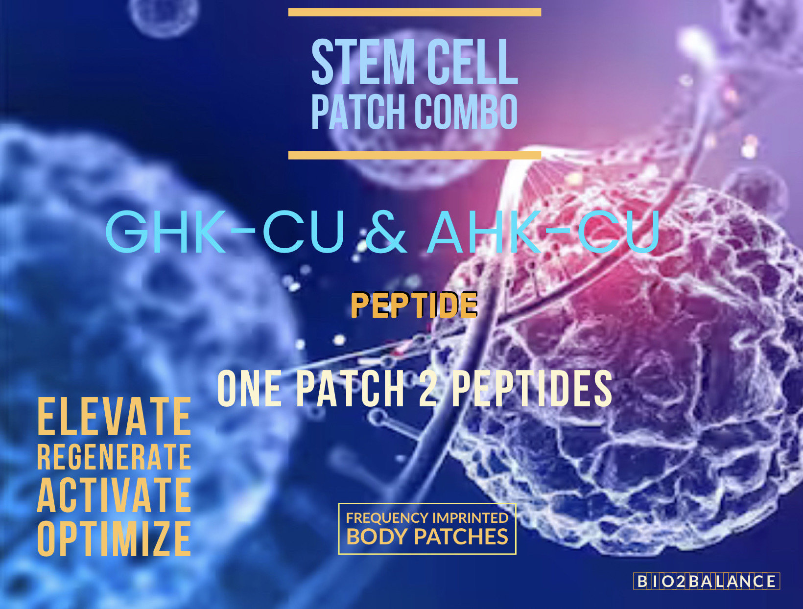 Ghk Cu & Ahk Cu Stem Cell Combo Scalar Imprinted Life Wave Quantum ...