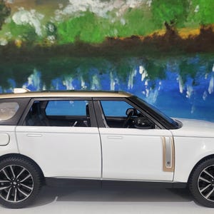 Personalized Name Plate for Range Rover SV 2022 1:24 Model - With Light ...