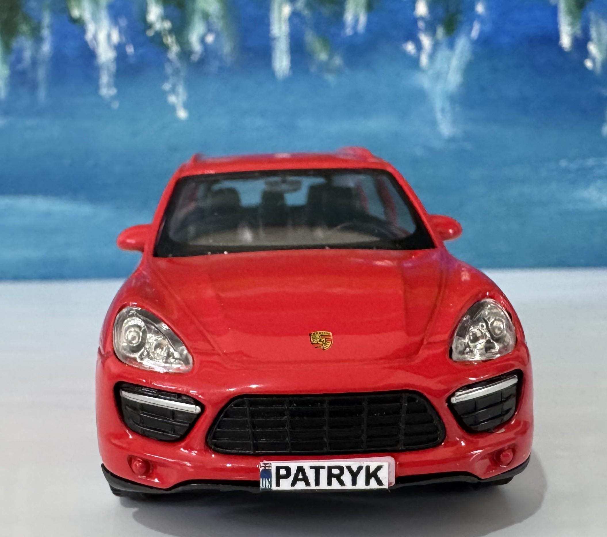 Personalised Number Plate RMZ City Porsche Cayenne Turbo 1:43 Toy Car ...