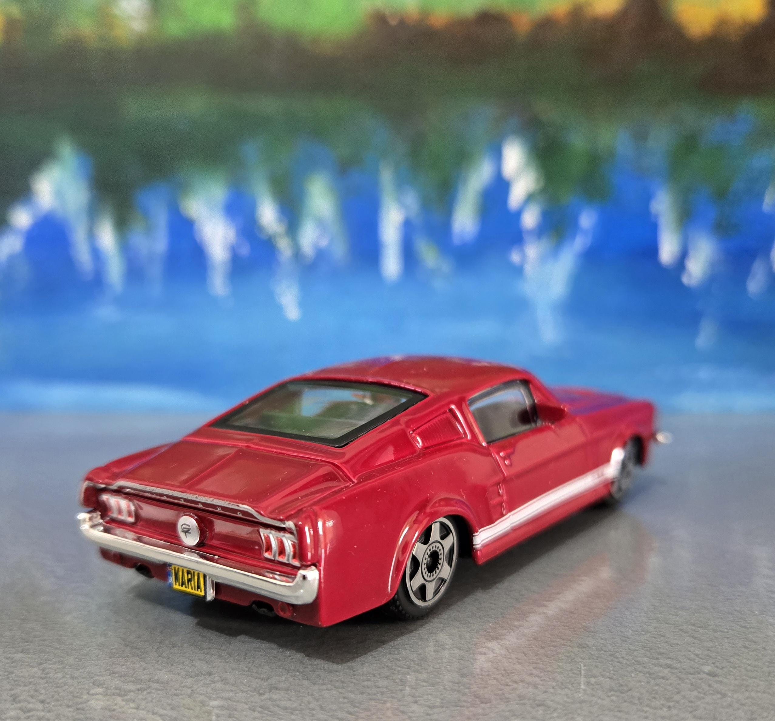 1967 Ford Mustang GT RED Diecast Model Car 1:43 Scale – Gift for Car ...
