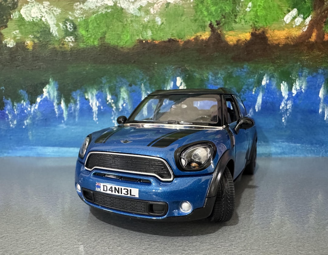 Personalised Name Plate Mini Cooper S Countryman R60– 1:24 Scale ...