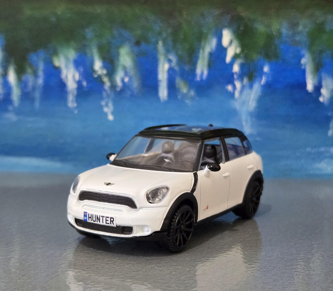 Personalised Name Plate Mini Cooper S Countryman– 1:43 Scale Diecast ...