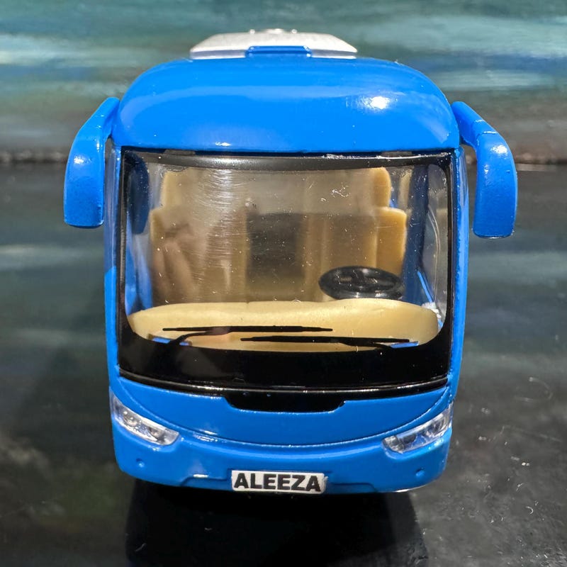 Diecast Bus White - Etsy UK