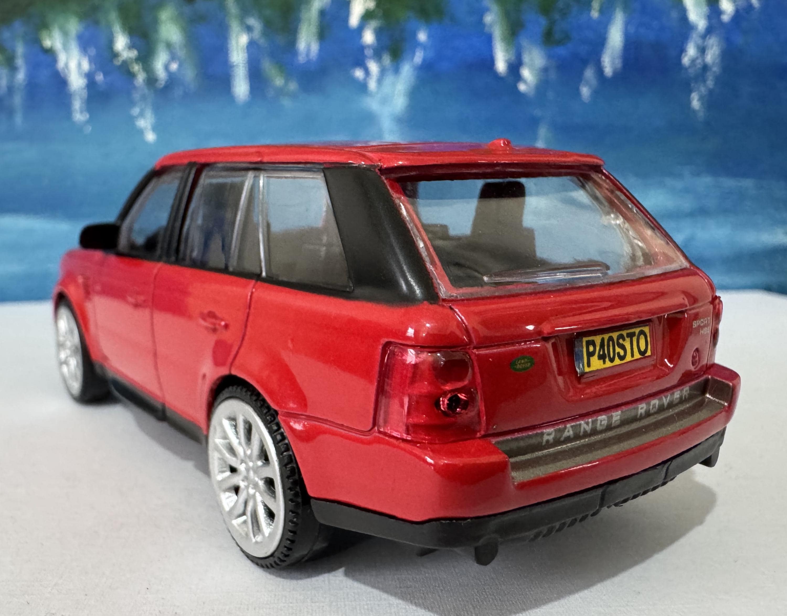 Personalized Name Plate RASTAR Range Rover Sport 1:43 Scale - - Custom ...
