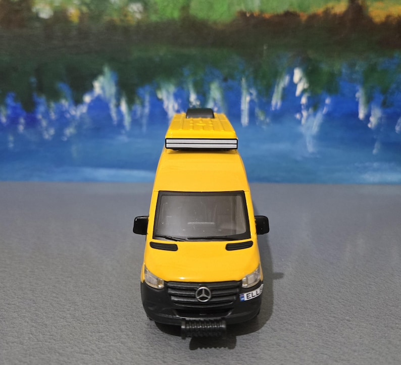 Mercedes-benz Sprinter Panel Van Die Cast Model Car 1:36 Scale Camper ...