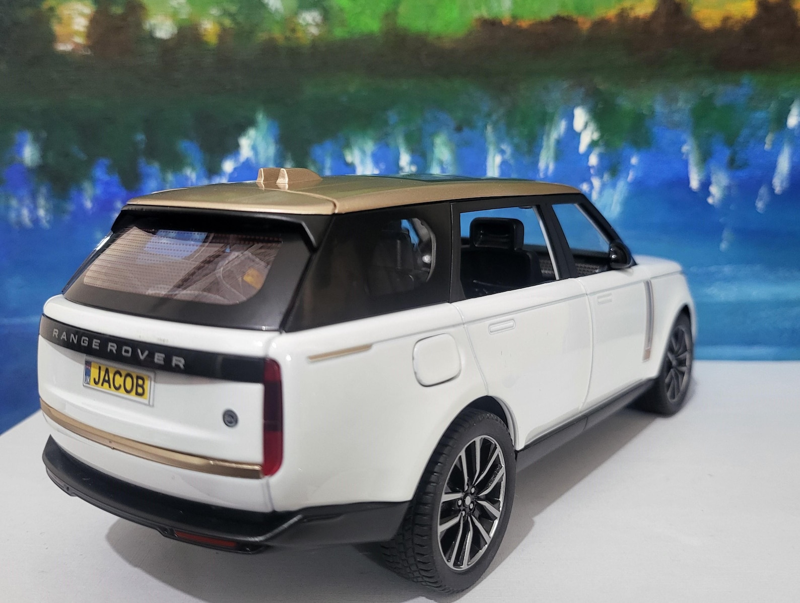 Personalized Name Plate for Range Rover SV 2022 1:24 Model - With Light ...