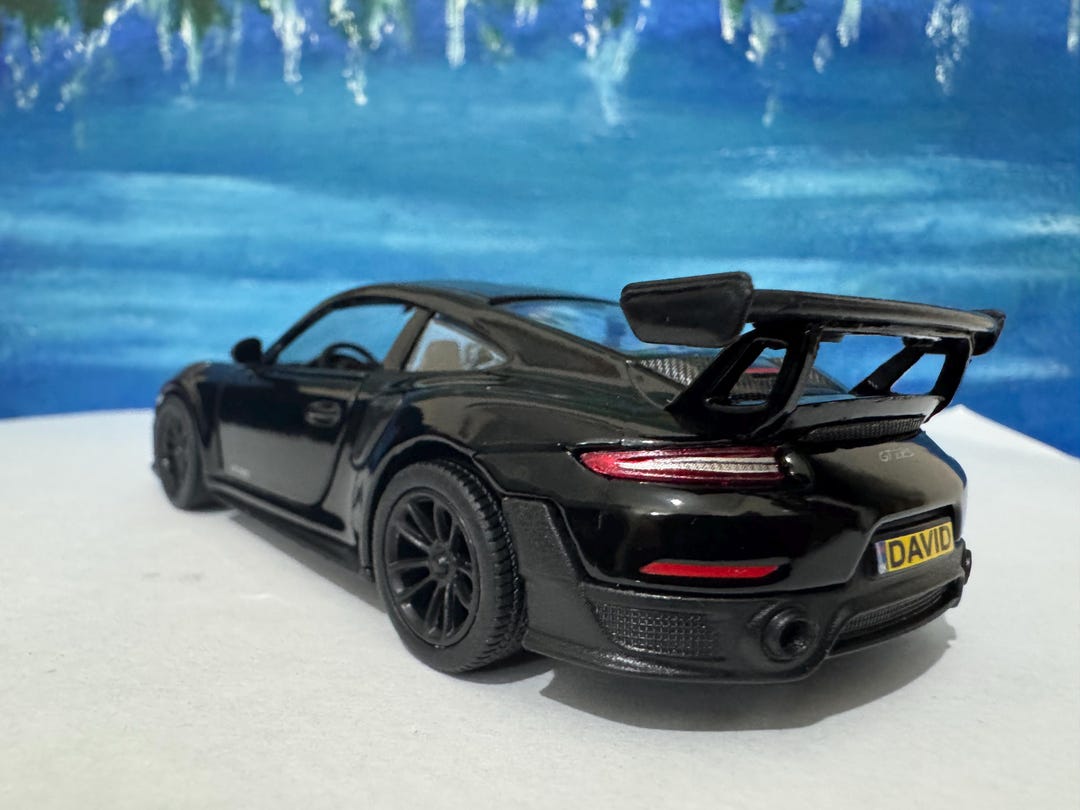 PERSONALISED PLATES Porsche GT - Carrera Car Model Uncle Grandad Boy ...