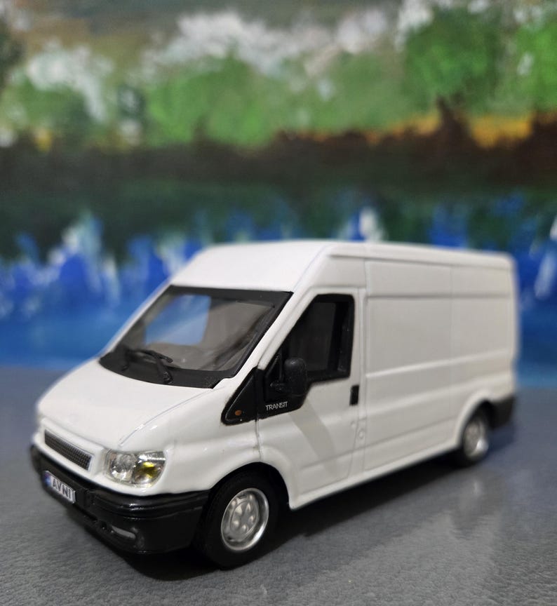 Transit Van Toy Car – Custom Name Plates | Oxford Diecast Licensed ...