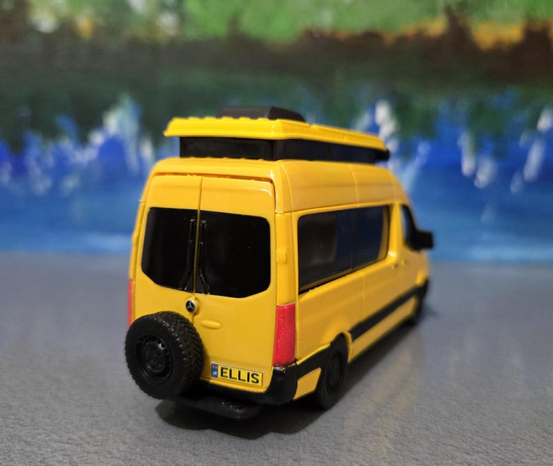 Mercedes-benz Sprinter Panel Van Die Cast Model Car 1:36 Scale Camper ...